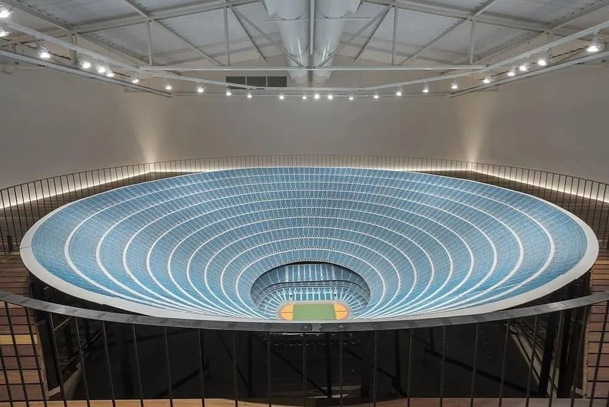 The concept of the stadium for... 1 million spectators was presented ...