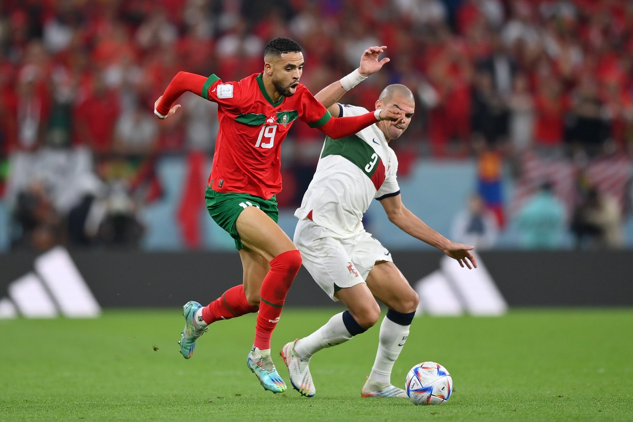 Portugal defender broke his arm in the 2022 World Cup quarter-final ...