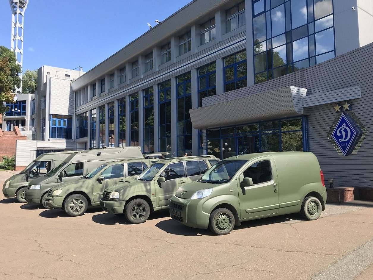Five vehicles from Dynamo and the Surkis Brothers Foundation sent to ...