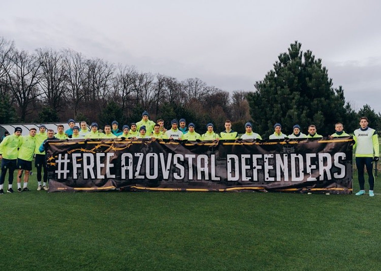 "Free Azovstal Defenders". Ukraine's national team calls to release ...