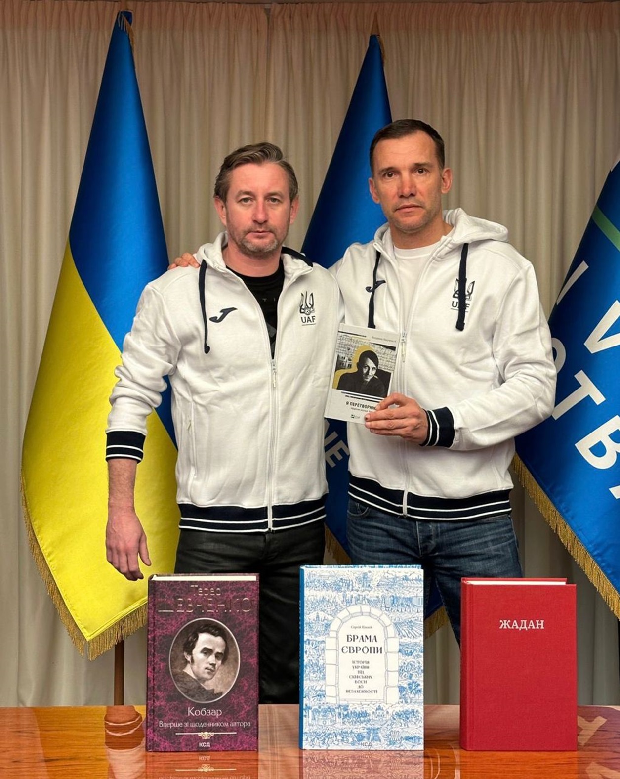 Serhiy Zhadan: "Congratulated the UAF President on the victory of the ...