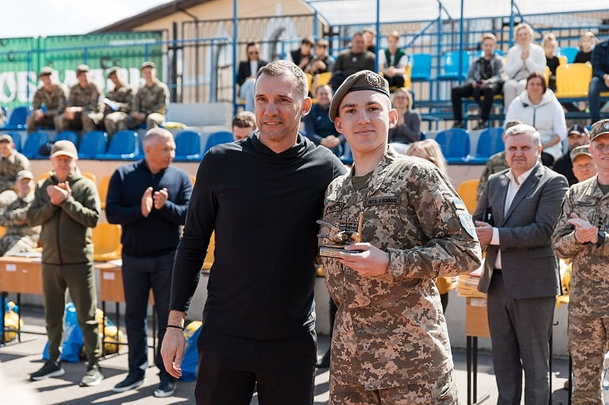 Andrii Shevchenko took part in the awarding ceremony of the winners of ...