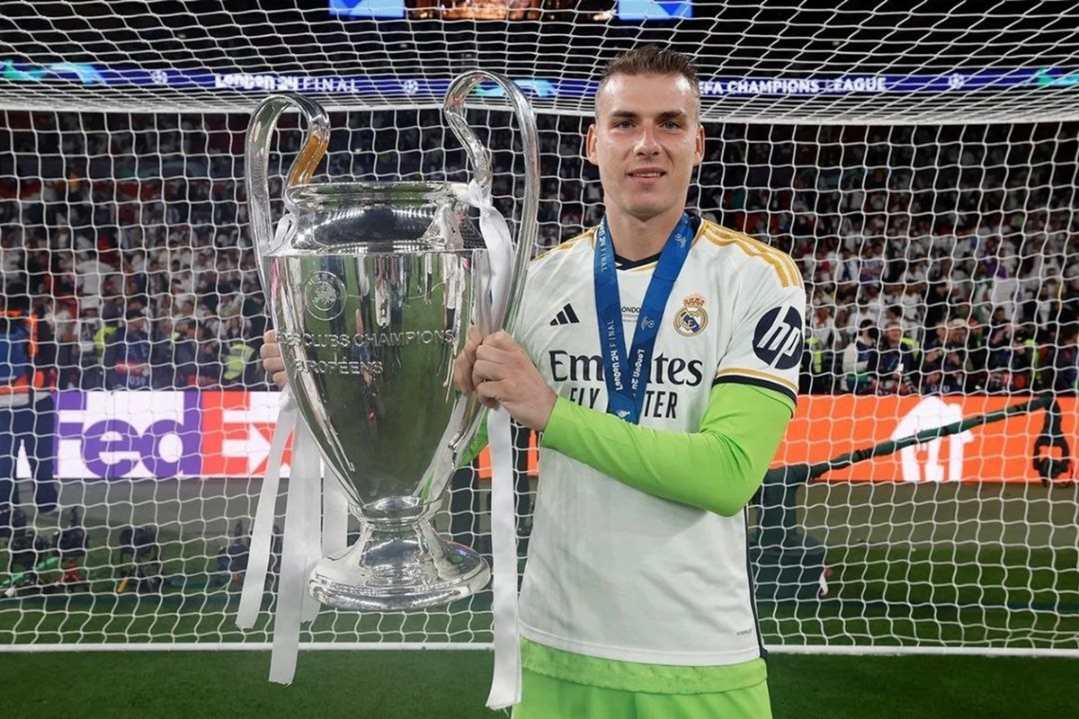 Andriy Lunin: "Winners of the Champions League. 15" (June 2, 2024 ...