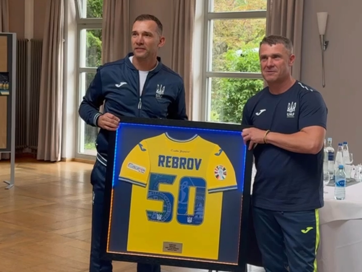 Andriy Shevchenko congratulated Serhiy Rebrov on his anniversary (PHOTOS, VIDEO) (June 3, 2024 ...