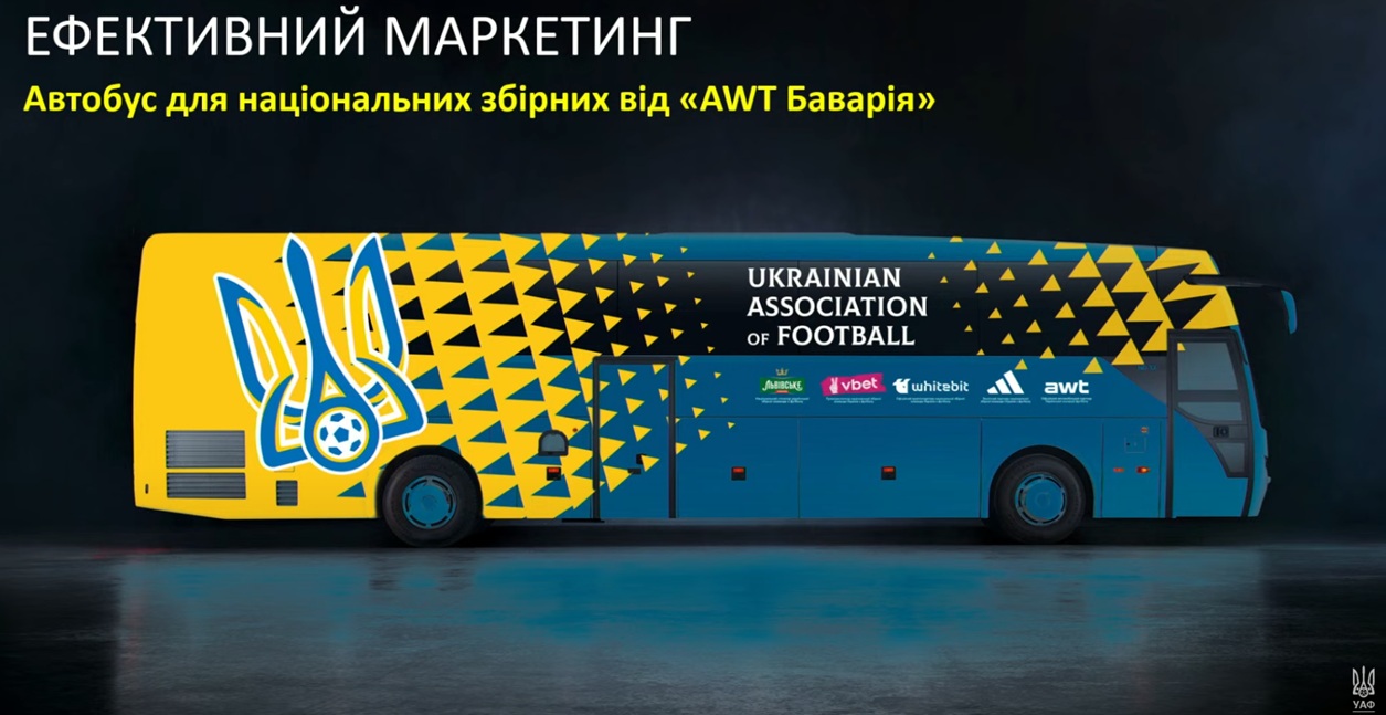 The design of the new bus for the national team of Ukraine has been ...