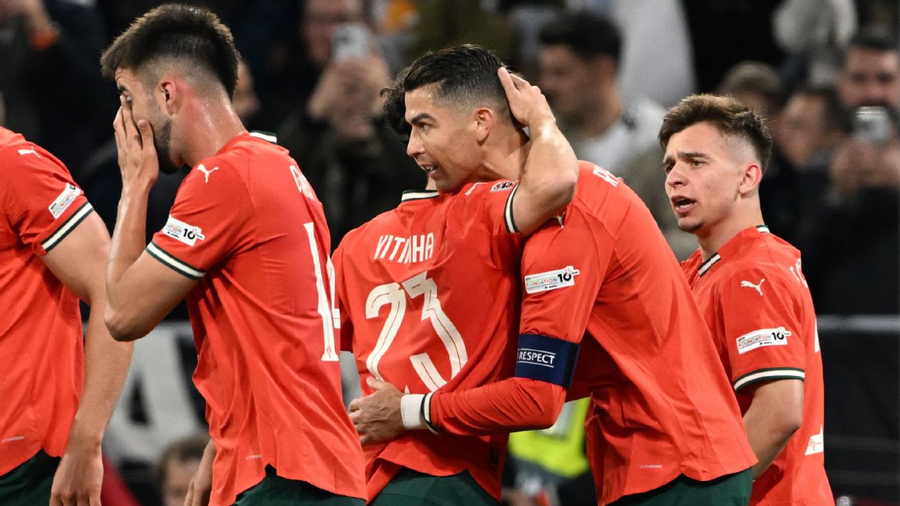 The Portugal national team — the first finalist of the Nations League ...