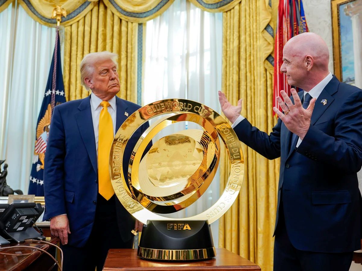 Donald Trump said that the original trophy of the Club World Cup ...