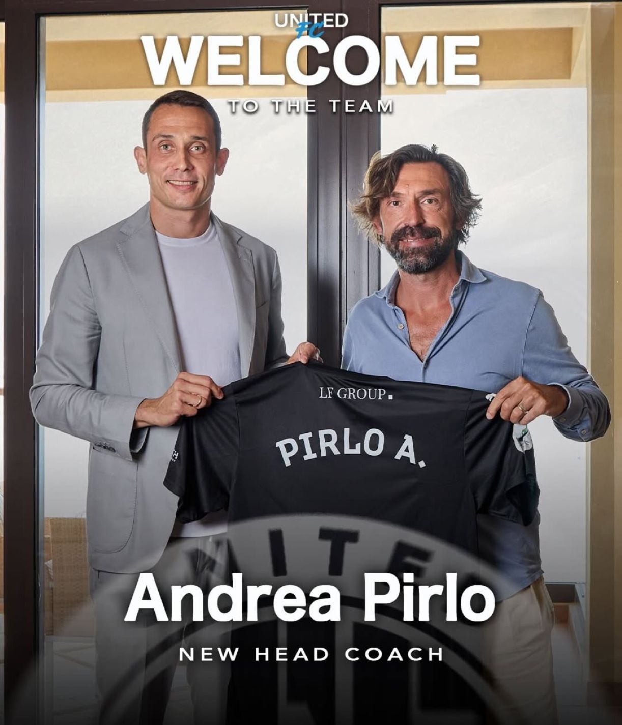 The first division club of the UAE announced the appointment of Pirlo ...