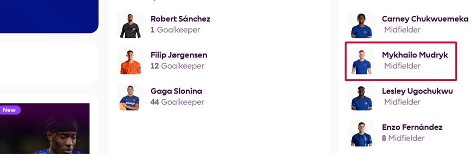 Officially. Mudrik is in the Chelsea squad for the 2025/26 season in ...